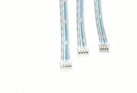 China 4Pin PH2.0 Wire Harness, Blue White Flat Ribbon Cable, Male To Male for sale