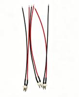 China PH2.0 2P Male Connector Wire (Red & Black, Pre-Stripped Open End) for sale