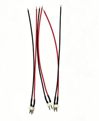China PH2.0 2P Male Connector Wire (Red & Black, Pre-Stripped Open End) for sale