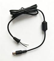 China 7.4×0.6mm DC Male Power Cable With Ferrite Bead, Stripped & Tinned for sale