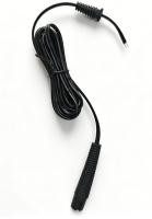 China Black Non-Slip Plug DC Power Cable, Stripped & Tinned Bare Wire End for sale