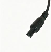 China 2-Pin Male To Bare Wire Power Cord With Ferrite Core, Pure Copper Cable For CCTV LED Strip Light for sale