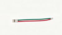 China 2P Male Connector Pigtail, Red & Green, Tinned Ends for sale