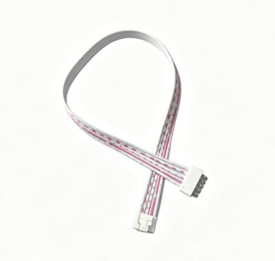 China 5P Terminal Connector Cable, Dual Straight Male-Female, Pure White  Ribbon Extension Lead for sale