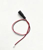 China 5.5*2.1/2.5mm DC Power Adapter Cable, Female To 2Pin Terminal, Red & Black for sale