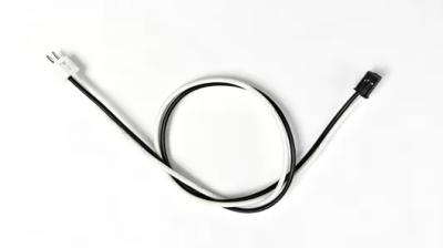 China 1.25mm Pitch To 2.0mm Pitch 2P Black And White Electronic Wire for sale