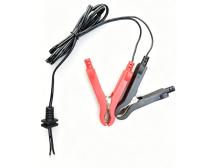 China UL2468 18AWG Red Black Twin Parallel Insulated Battery Alligator Clip Bare Tail Power Harness for sale