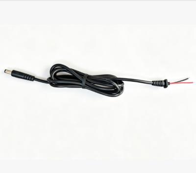 China DC 5.5x2.1 Male Power Cord, 2 Core Red Black Open Wire Extension Cable For CCTV Adapter for sale