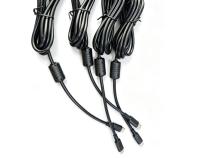 China UL2464 20AWG Safety Certified 3-Conductor Cable OD4.5 Outer Diameter Anti-Interference Ferrite Type-C Bare Terminal Power Supply Wire for sale