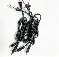 China UL2464 16AWG 7.4×0.6 DC Power Supply Wire, Red&Black Tinned Open Wire End for sale