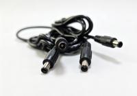 China UL2464 16AWG 7.4×0.6 DC Power Supply Wire, Red&Black Tinned Open Wire End for sale