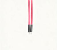 China 187 Spade Terminal Power Wire Harness UL1015 16AWG Red 130mm Single End Crimp Cable for sale