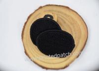 China 40mm Hooked Velcro Custom Embroidered Patches - OEKO-TEX Certified with 500pcs MOQ and 15-Day Production for sale