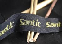 China 3D Raised SGS Silicone Logo Elastic Non Slip Webbing Band 50m Roll for Sportswear for sale