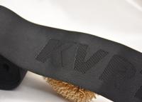 China Custom Branded Logo 52mm Jacquard Elastic Band With Double Sided Material for sale