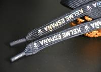 China Custom Printed Cotton Tape Ribbon Cord with 2.5cm Silicone Ending for Clothing - 5mm Eyelet Compatible for sale