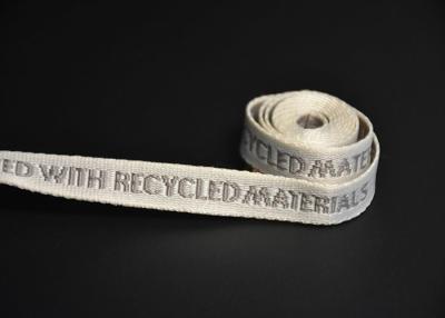 China Custom Logo 1cm Non Stretch Jacquard Tape Woven Double Sided for Clothing 100M Roll for sale