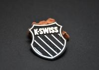 China Woven Fabric Heat Transfer Patches With Printed Silicone Logos for sale