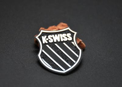China Woven Fabric Heat Transfer Patches With Printed Silicone Logos for sale