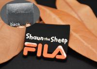 China Silicone Heat Transfer Screen Printed Patches Custom With Brand Logos for sale