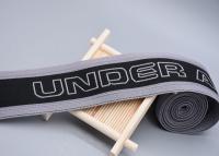 China 38mm Double Sided Jacquard Elastic Band with Printed Non Slip Transparent Silicone Strip for sale