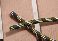 China 36cm Polyester Round Rope with Silicone Tips for Bags - Custom Logo Printing Available | 500pcs MOQ for sale