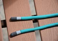 China 36cm Polyester Round Rope with Silicone Tips for Bags - Custom Logo Printing Available | 500pcs MOQ for sale