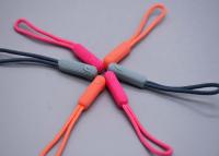 China 3D Embossed Plastic Zipper Puller with 2.0-2.5mm Polyester String for Garments and Bags for sale