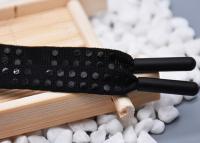 China Custom Flat Polyester Drawstring Cord 84cm with Printed Silicone Dots for Garments for sale