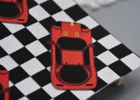 China Horizontal Woven Fabric Screen Printed Patches With Eco Friendly Silicone Logo for sale
