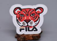 China Garments Degradable TPU Embossed Custom Logo Label With 5 Colours for sale