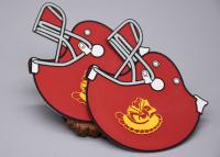 China Soft Ultrasonic Cut Silicone Rubber Patch With Flat Printing Logo for sale