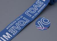 China Polyester Webbing Anti Slip Elastic Band With White Custom Silicone Logo for sale