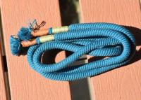 China Woven Yarn Head 6mm Round Cotton Drawstring Cord For Garments for sale
