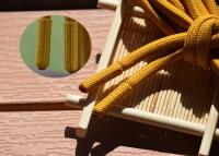 China Garments 5mm Round Polyester Drawstring Cord Metal And Fabric Ends for sale