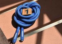 China Transparent Silicone Tips Polyester Braided Rope Logo Printed Custom 500pcs MOQ for sale