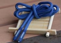 China Transparent Silicone Tips Polyester Braided Rope Logo Printed Custom 500pcs MOQ for sale