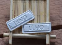 China Degradable 2mm TPU Garment Labels with Mould Embossed Logo Custom Patch for sale