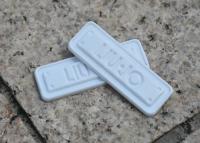 China Degradable 2mm TPU Garment Labels with Mould Embossed Logo Custom Patch for sale