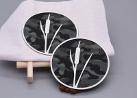 China 2D / 3D Raised Logo 1.0mm Custom Silicone Heat Transfer Labels For Garments for sale