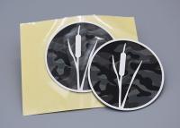 China 2D / 3D Raised Logo 1.0mm Custom Silicone Heat Transfer Labels For Garments for sale