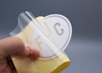 China Custom Silicone Heat Transfer Labels with White Cut Out Logo for Clothing 155°C for sale