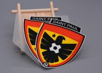 China 1.0mm Silicone Heat Transfer Label for Football Garment Custom Logo OEM for sale