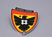 China 1.0mm Silicone Heat Transfer Label for Football Garment Custom Logo OEM for sale