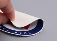 China Garments Customised Silicone Heat Transfer Labels With 3 Colour Logos for sale