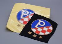 China Custom Recycled TPU Heat Transfer Labels Voltage Logo Washable Eco Friendly 145-155C for sale