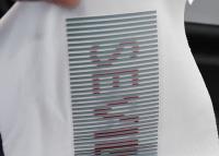 China Custom 1mm Silicone Heat Transfer Labels for Clothing Eco-Friendly Printing 145-155C for sale