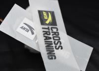 China Custom TPU Heat Transfer Labels for Clothing Voltage Moulded Logo 145-155C for sale