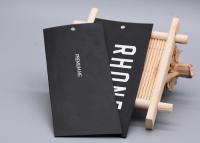 China Black TPU Printing Custom Garment Hang Tags with Silicone Logo - 3-5 Day Samples, 5-7 Day Production for sale
