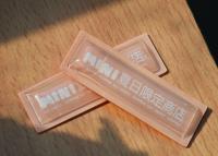 China Garments 1.0mm Clear TPU Embossed Patch With White Custom Logo for sale
